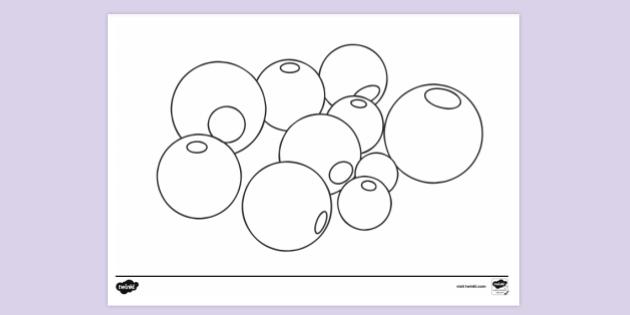 Agate Beads Colouring Sheet | Twinkl Resources