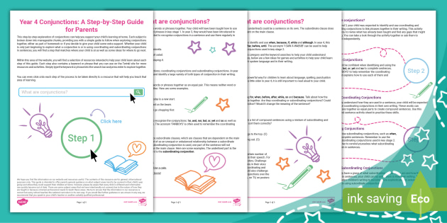 Year 4 Conjunctions: A Step-by-Step Guide for Parents