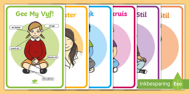 Gee My Vyf! Gedrag Plakkate