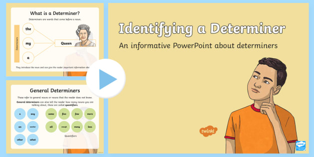 What is a Determiner? | Determiners KS2 English - Twinkl