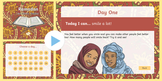 Ramadan Daily Kindness Calendar (teacher made)
