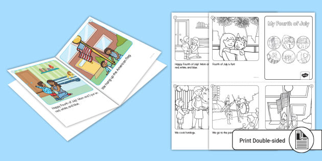 My Fourth of July Emergent Reader - Independence Day