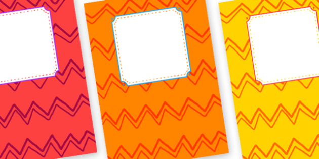 Editable Binder Covers