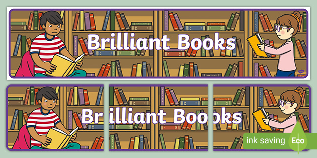 Books Display Banner (Teacher-Made)