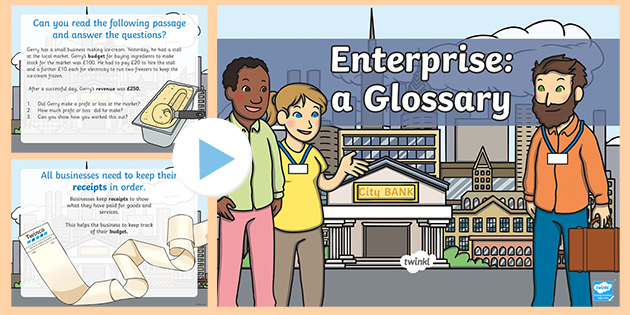 Enterprise PowerPoint Presentation - Explaining Key Terms