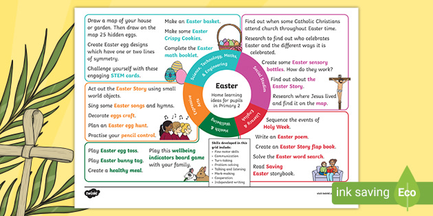 Catholic Easter P2 Mini Home Learning Topic (teacher made)