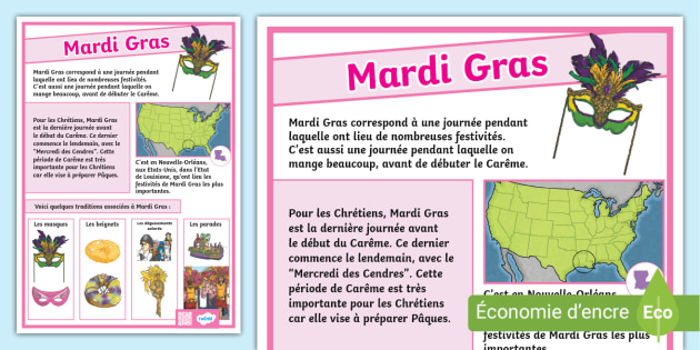 Mardi Gras - poster (Teacher-Made)