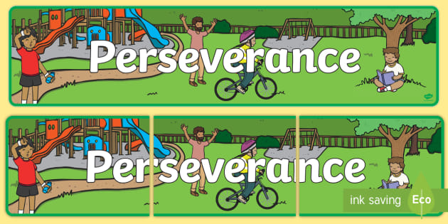 KS1 Perseverance Display Banner (teacher made) KS1 Perseverance Display Banner (teacher made)