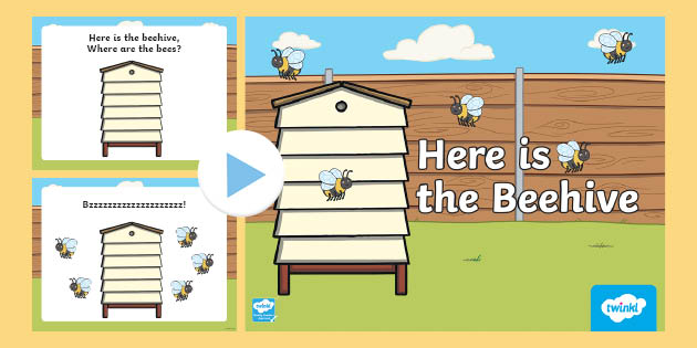 Here is the Beehive Nursery Rhyme PowerPoint (teacher made)
