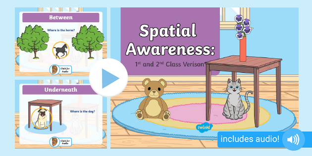 Spatial Awareness Audio PowerPoint (Teacher-Made)