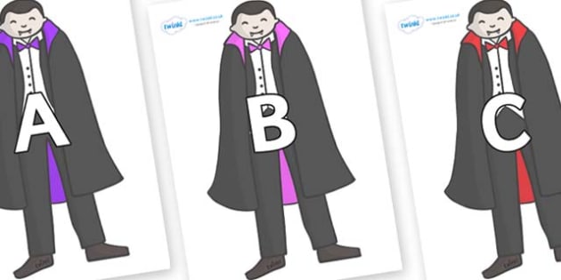 FREE! - A-Z Alphabet on Vampires (teacher made)