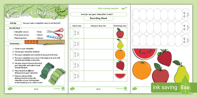 STEM: Crawling Caterpillar (teacher made)