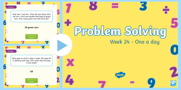 Week 24 - Problem Solving - One a Day - PowerPoint