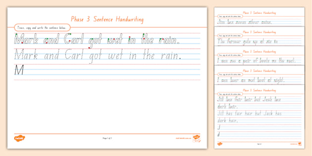Trace Sentences Worksheets New Year Themed Word Tracing Worksheets