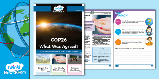 NewsRoom KS2 News Magazine - December 2021 (teacher made)