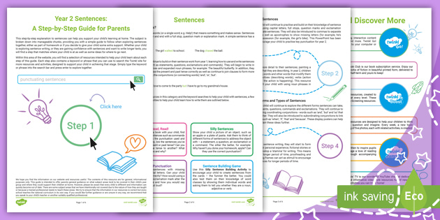 Year 2 Sentences: A Step-by-Step Guide for Parents