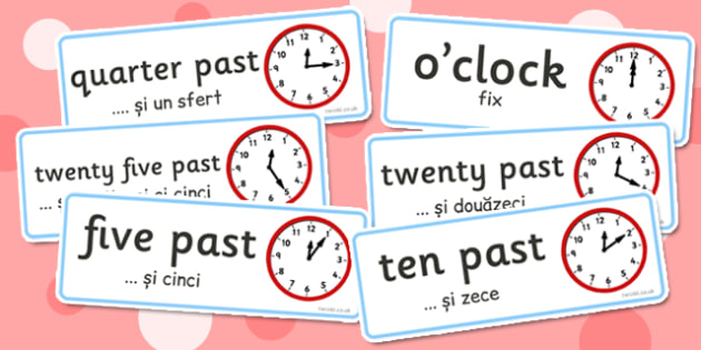 Time Word Cards | twinkl.com.au