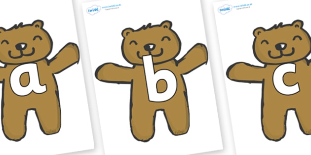 FREE! - Phoneme Set on Teddy Bears (teacher made)