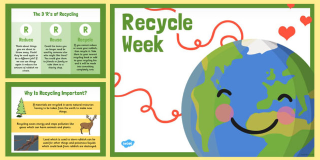 Recycle Week PowerPoint - recycle week, powerpoint, recycle