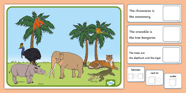 Where Is The Animal Preposition Worksheets Preposition
