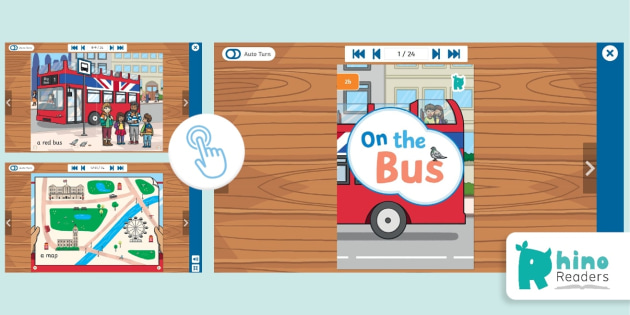 Level 2b Reading Scheme Book: On the Bus (teacher made)