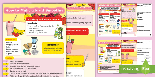 Cooking Reading Comprehensions | twinkl.com.au