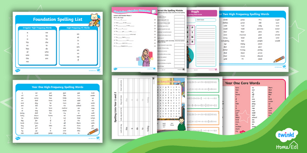 Home Education Ultimate Spelling Pack (Ages 5-7)