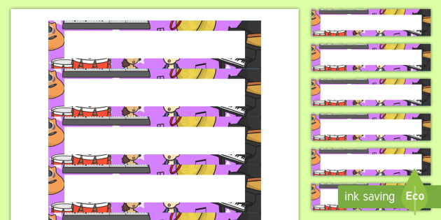 Music Labels | twinkl.co.uk