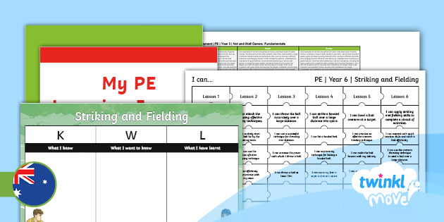 Move PE Year 6 Striking and Fielding Assessment Pack