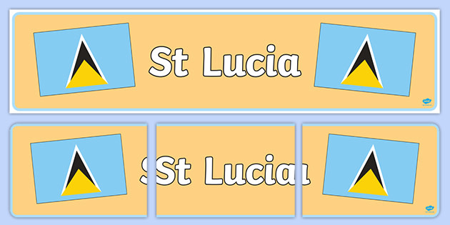 St Lucia Display Banner