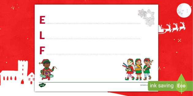 FREE! - Elf Poem - Primary Resources (teacher made)