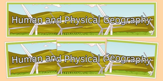 Human and Physical Geography Display Banner