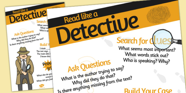 Reading Detective Poster (teacher made)