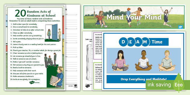 Third/Fourth Class Mindfulness and Kindness Trainee Teacher Pack
