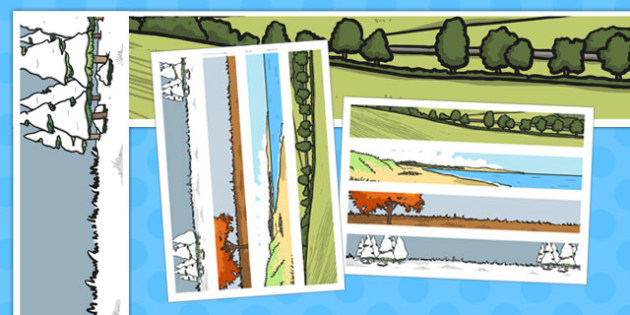 Four Seasons Display Borders (teacher made)