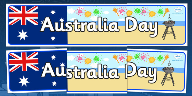 Australia Day Display Banner - Australia, Australia Day, Display banner