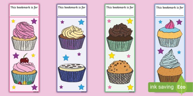 FREE! - Mini Cake Bookmarks | Resources | Twinkl