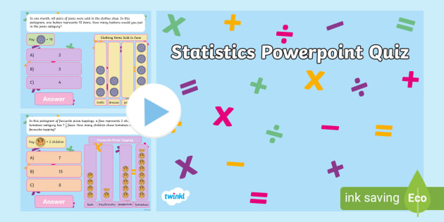 Frequency Diagrams PowerPoint Quiz (teacher made)