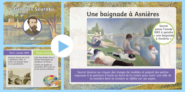 Powerpoint : Georges Seurat (teacher made)