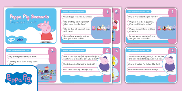 FREE! - Peppa Pig Friendship Inclusive Scenario Cards