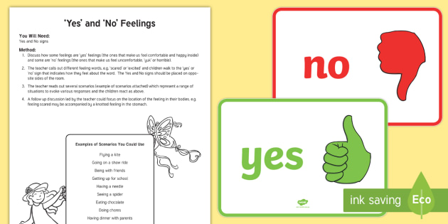 Yes and No Feelings | Life Skills | Foundation Phase