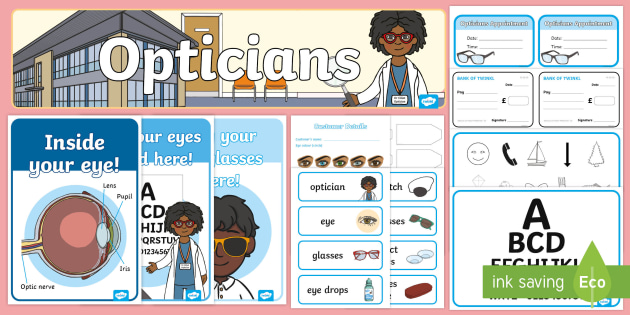 Opticians Role Play Pack (teacher made)