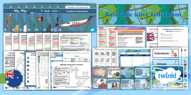 Year 6 HASS History Australia since Federation Unit Pack