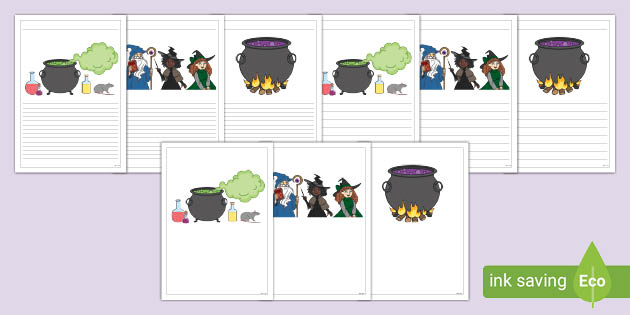Magic Potion Writing Frames (teacher made)