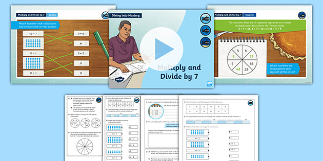 👉 White Rose Compatible Year 4 Multiply and Divide by 7