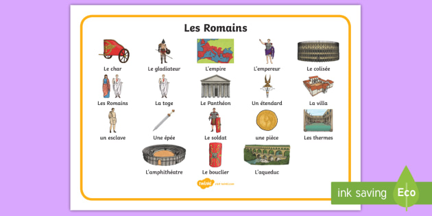 Set de vocabulaire : Les Romains (teacher made)