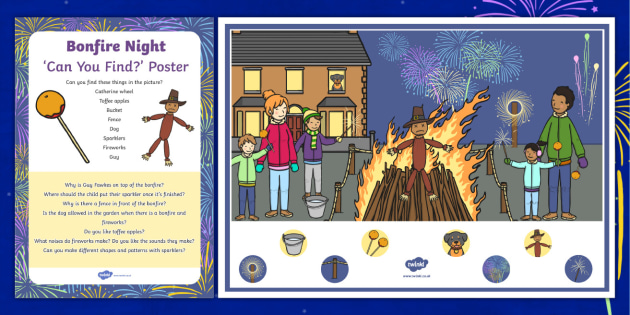 Bonfire Night Poster | Fun & Interactive | Teacher Resources