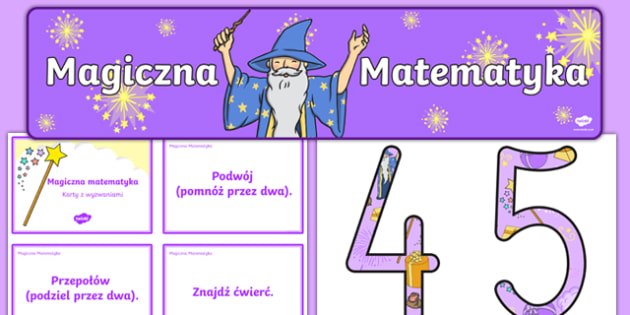 Zestaw materiałów Magiczna Matematyka po polsku