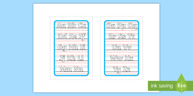 Upper and Lowercase Handwriting with Starting Arrows IKEA Tolsby ...