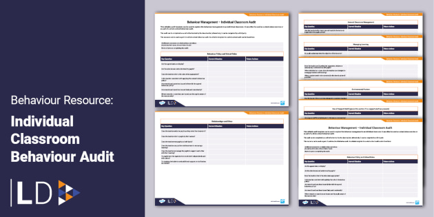 Behaviour Management Audit: Individual Classroom